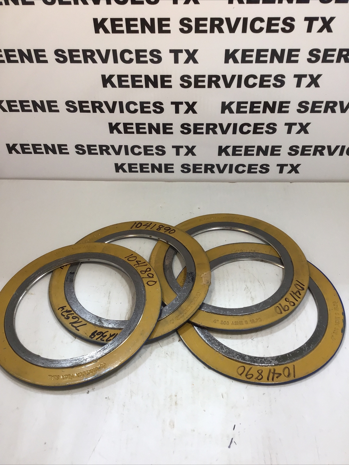Garlock Flex Seal 4” 300 ASME B 16.20 Gasket Lot Of 4 | eBay
