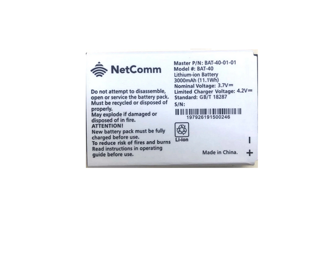 GENUINE NetComm (AT&T IFWA-40) BAT-40-01-01 Lithium-ion Battery for ...
