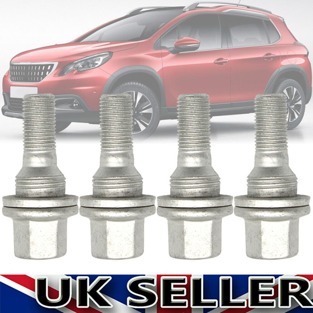 4x Alloy Wheel Bolt Nut Fits Citroen C2 C3 C4 DS3 DS4 Cactus Picasso ...