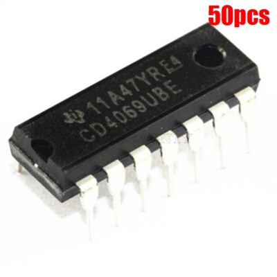 50Pcs DIP-14 Unbuffered Hex Inverter CD4069 CD4069UBE New Ic su | eBay.de