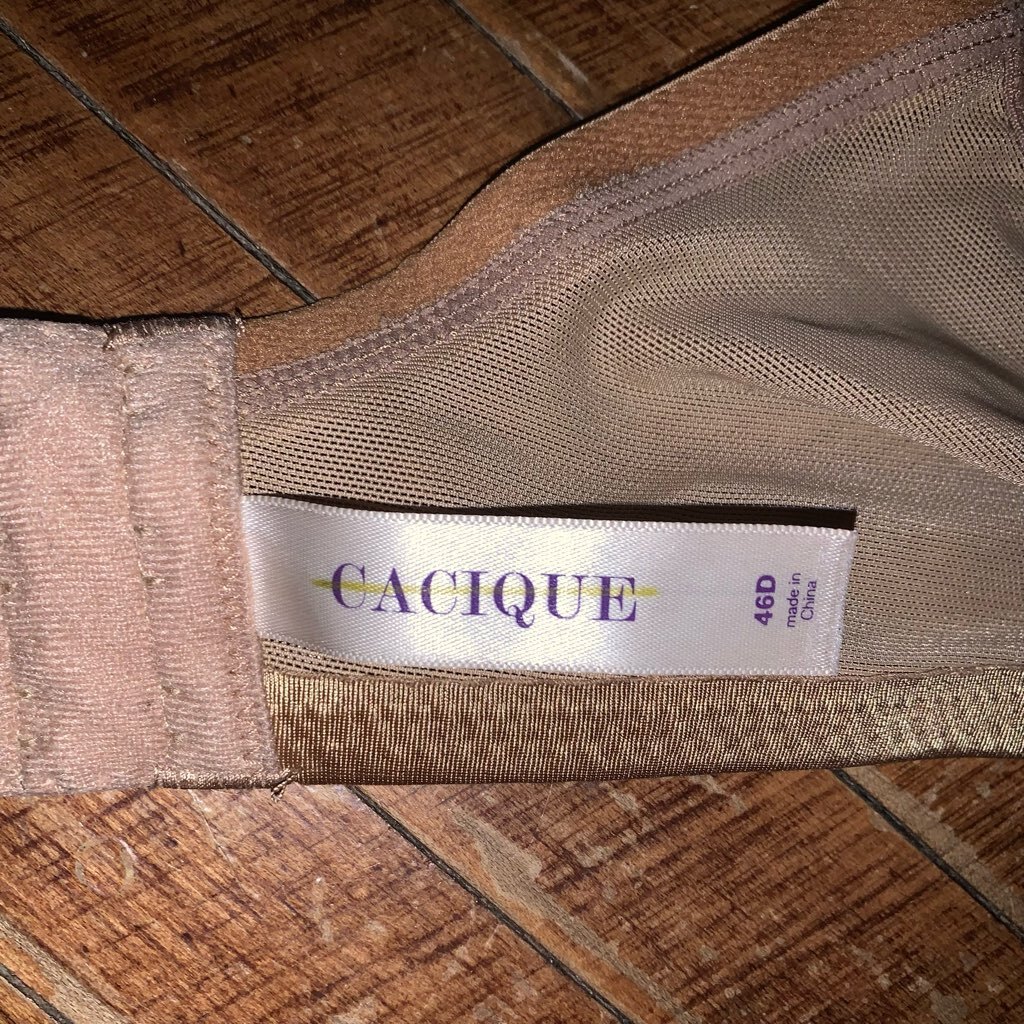 Cacique nude full figure lingerie 46D bra - Gem