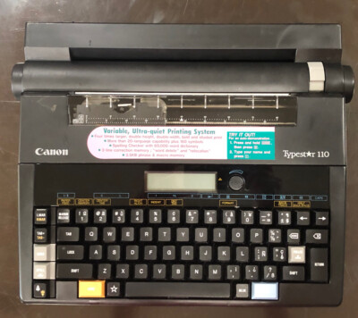 Typewriters & Word Processors - Canon Electronic Typewriter