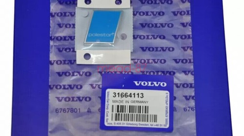 LOGO VOLVO POLESTAR SPORT BADGE ORIGINAL 31664113 V40 V60 V70 S40 S60 ...