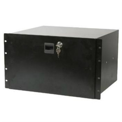 NEW PA DJ 6U Equipment Rack Mount Steel Locking Storage Drawer Case 19 ...