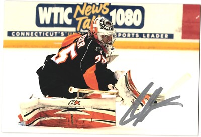 Cal Heeter Autographed 4x6 Color Photo Adirondack Phantoms Goalie #33 C ...