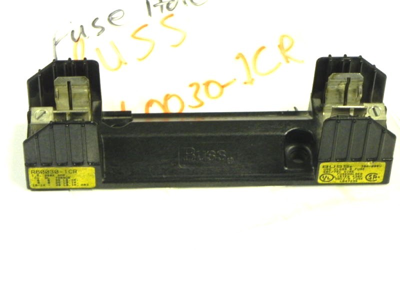 BUSSMANN BUSS R60030-1CR FUSE HOLDER 30A 600V USE CLASS R FUSE | eBay