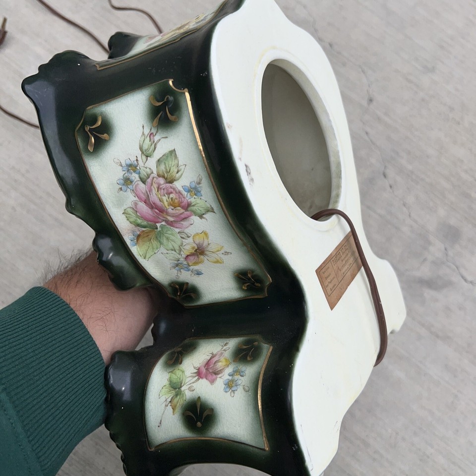 Antique Waterbury Porcelain Clock - Parlor No. 93 Mantle Clock w ...