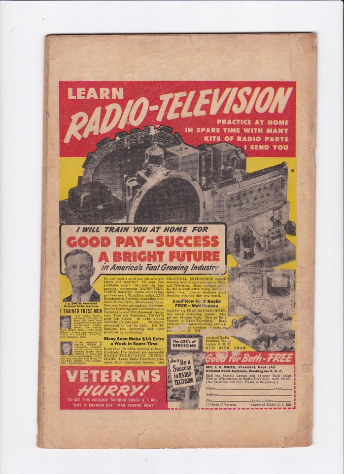 SHEENA, QUEEN OF THE JUNGLE #10 [1950 VG] "DEATH-TRAP OF THE LION-MEN ...