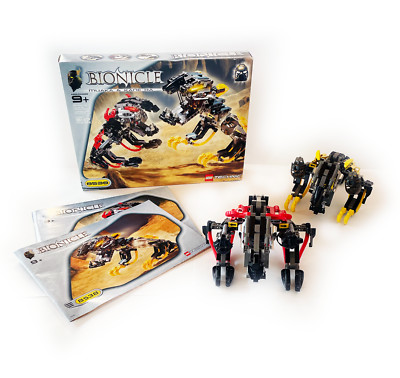 LEGO BIONICLE: Muaka & Kane-ra (8538) 100% complete with instructions ...