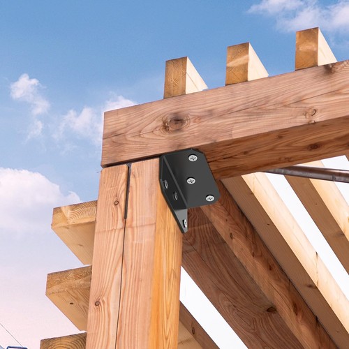 2x4 Galvanized Corner Brace 90 Degree Angle Iron Brackets with ...