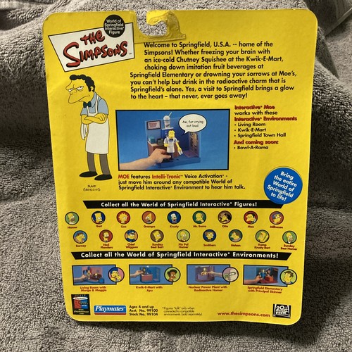 The Simpsons WOS Moe New in sealed packaging 2000 Wave 3 | eBay