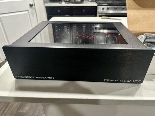 Synergistic Research PowerCell 12 UEF With Atmosphere Lvl3 Power Cable Glass Top | eBay