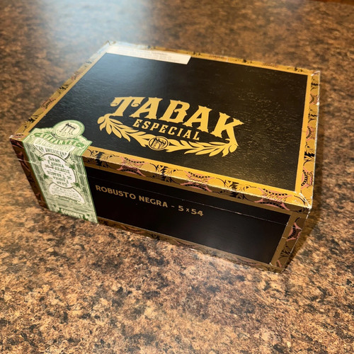 Tabak Especial "Robusto Negra" Wooden Cigar Box | eBay