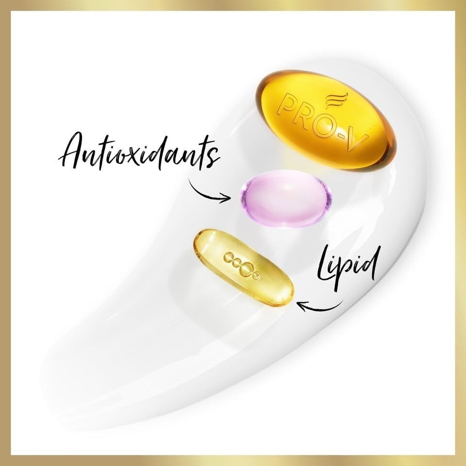 Pantene Pro-V Smooth & Sleek Shampoo 325ml + Conditioner 230ml Set ...