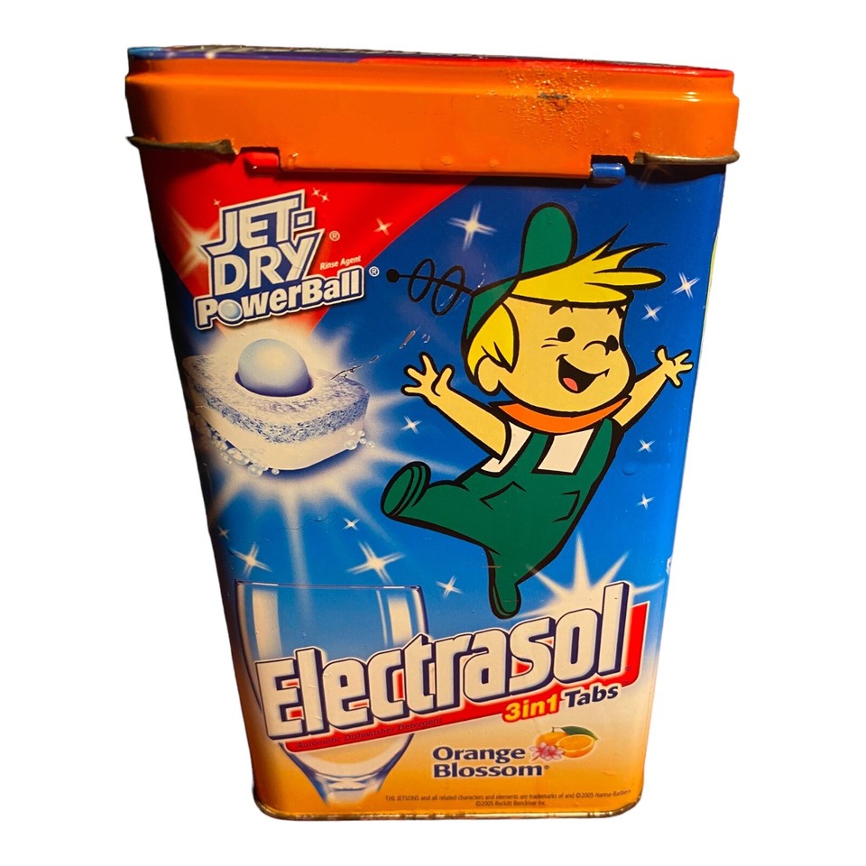 Electrasol Collectible Tin Can The Jetsons ELROY Limited Edition Hanna ...