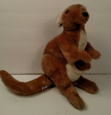 Vintage RARE HTF 1975 R. Dakin KANGAROO & Baby ROO 12" Plush VINTAGE | eBay