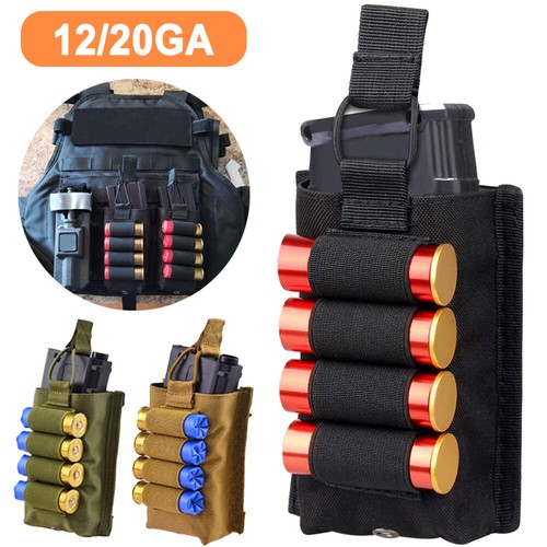 Tactical Shotgun Rifle Shell Holder 12GA 12 Gauge Ammo Magazine Storage ...