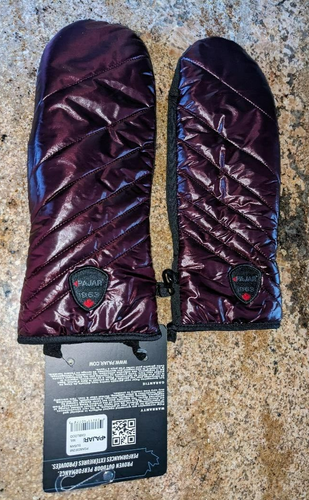 Pajar Susan Mittens Quilted Burgundy / Black OXBLOOD Size M / L NEW ...