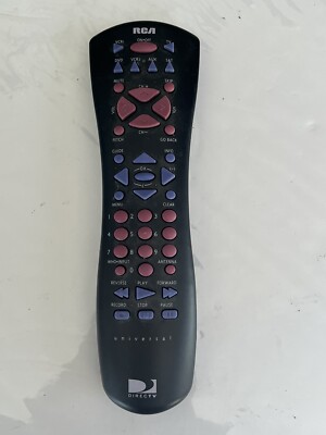 RCA CRK76SG3 Universal Remote TV DVD VCR AUX Directv Remote Control ...