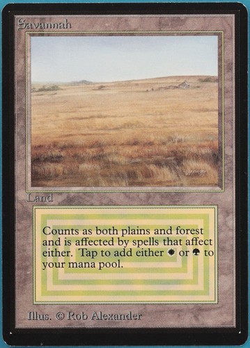 Savannah Beta MINT (Dual Land Rare Reserved List MTG Magic Card) 317206 ...