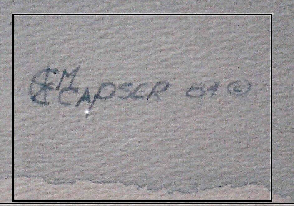 Mike Capser Original Watercolor NOT A PRINT Ducks taking wing, LARGE ...