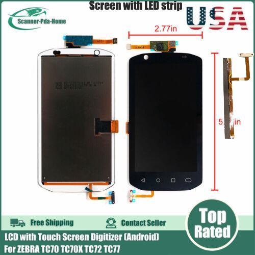 New LCD with Touch Screen Digitizer for ZEBRA TC77 TC75 TC72 Scanner ...