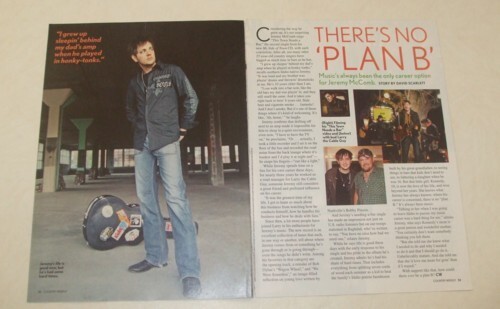 Jeremy McComb original TWO magazine clippings pages PHOTO article | eBay