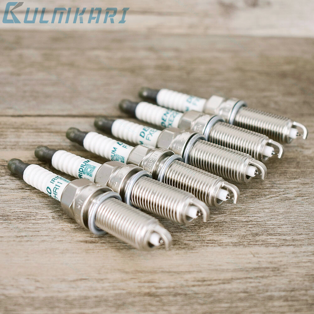 6Pcs Genuine FXE22HR11 22401-EW61C Dual Iridium Spark Plugs for Nissan ...