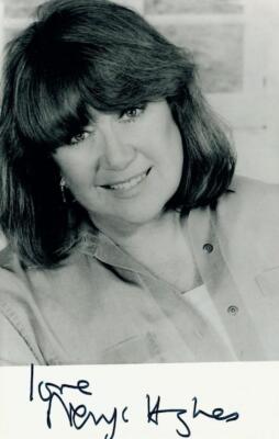 NERYS HUGHES SIGNED PHOTO 3.5X5.5 INCH WELSH ACTRESS THE LIVER BIRDS ...