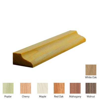 EWPM39 Ogee Panel Molding Trim, 7/16" x 3/4" Unfinished Solid Hardwood ...