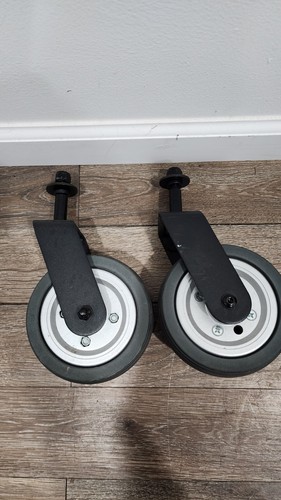 PAIR 6"x2" Front Rear Caster Wheels Quantum wheelchair Jazzy | eBay
