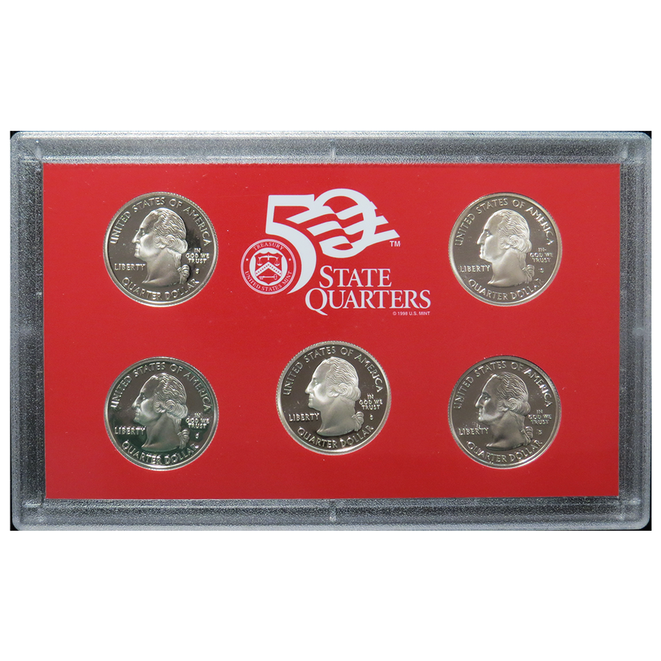 2004-S U.S. Silver State Quarters Proof Set | eBay