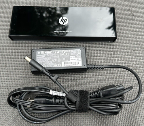 HP 2005pr USB 2.0 Port Replicator With Adapter Good Condition | eBay