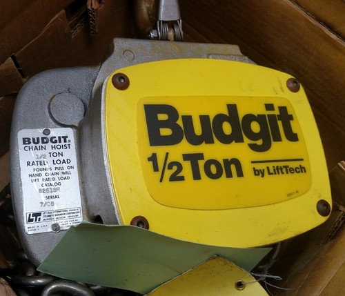 Budgit Hoist 8261SR 1/2 ton Hoist w/ Brake. 8 Ft. Lift - NEW | eBay