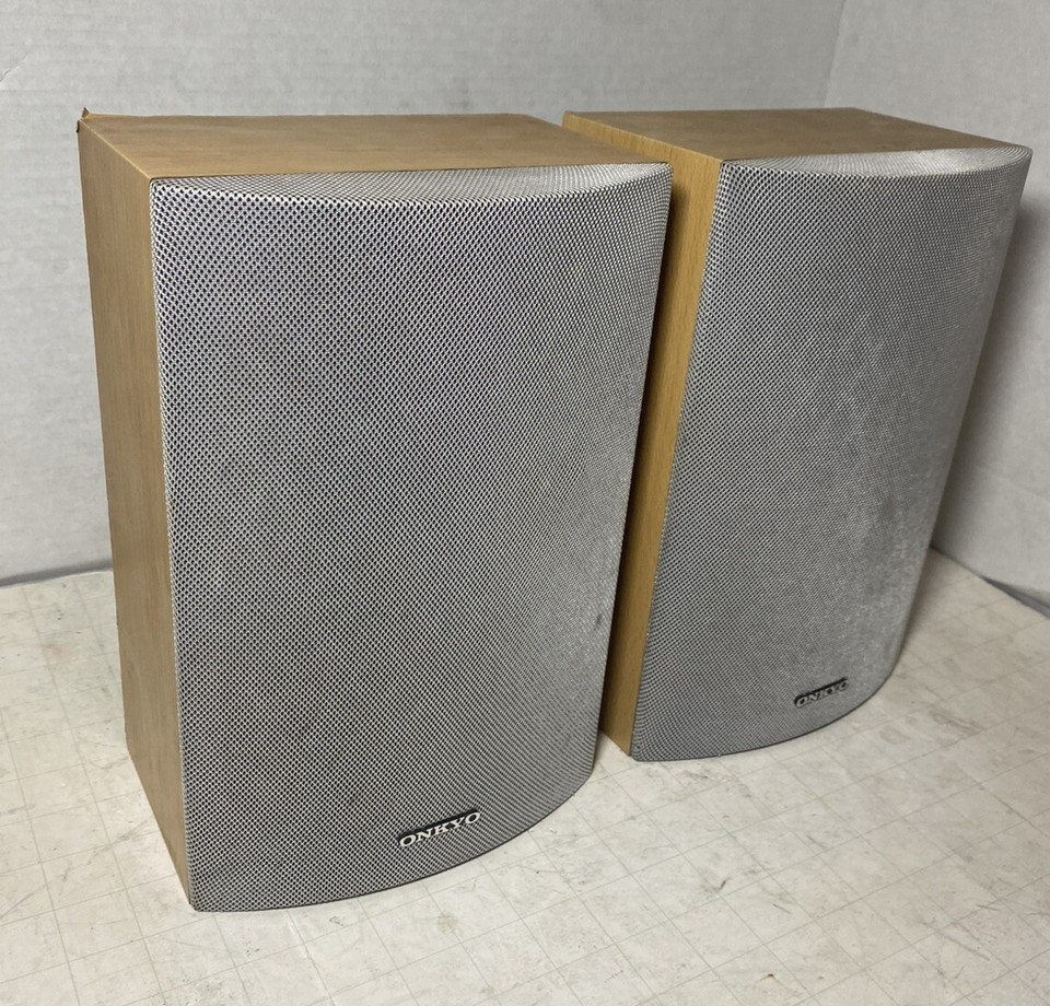 Onkyo SKM-820S Surround Sound Speakers Pair Left & Right Tested & Works ...