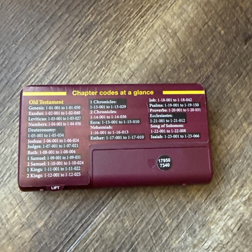 Wonder Bible KJV Talking Audio Bible Player King James Version Tested ...