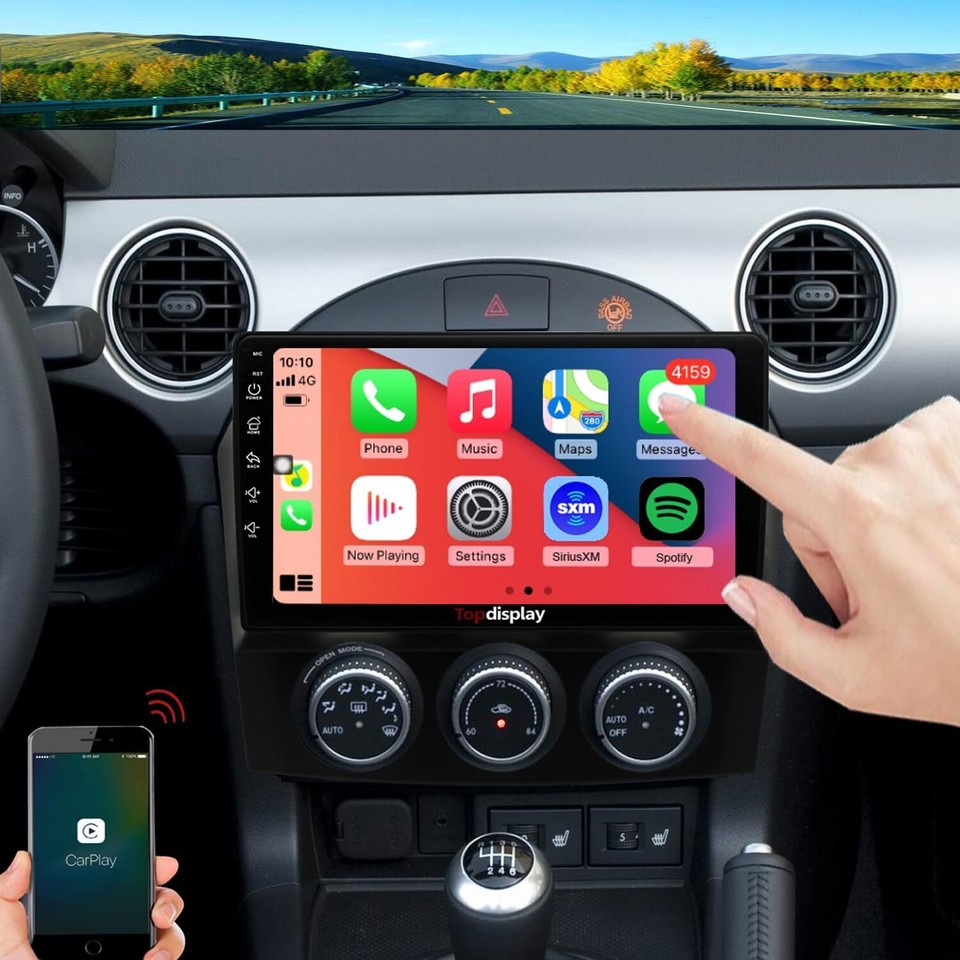 For Mazda Miata MX-5 MX5 Android 13 Car Stereo Radio Carplay GPS Navi ...