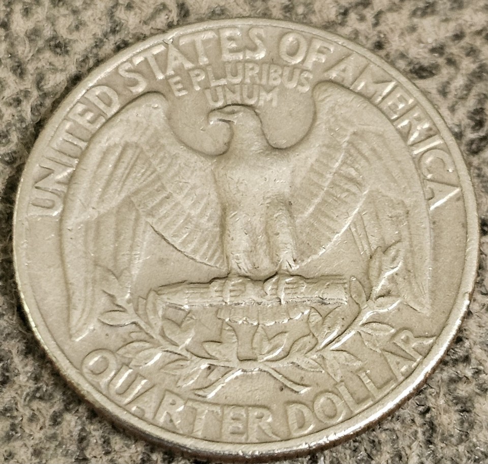 1971 D Washington Quarter DDR Doubled Die Reverse FS-801 Variety Coin ...