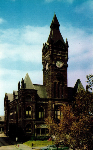 Postcard Butler County Courthouse, Butler, Pennsylvania | eBay