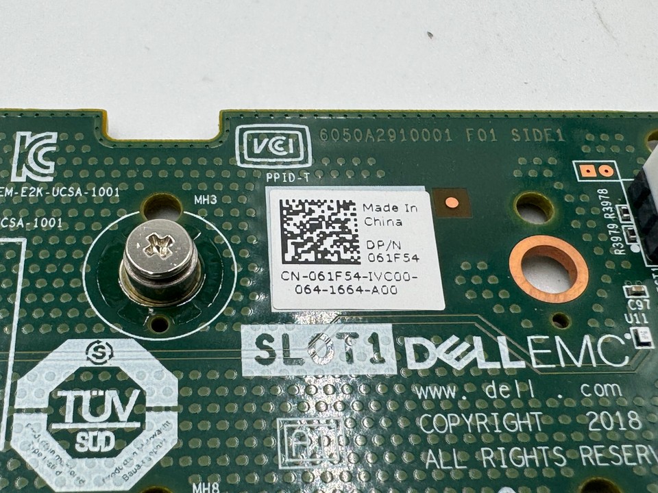 Dell 61F54 Dual M.2 SATA 6G PCI-E BOSS-S1 Controller Low Profile for ...