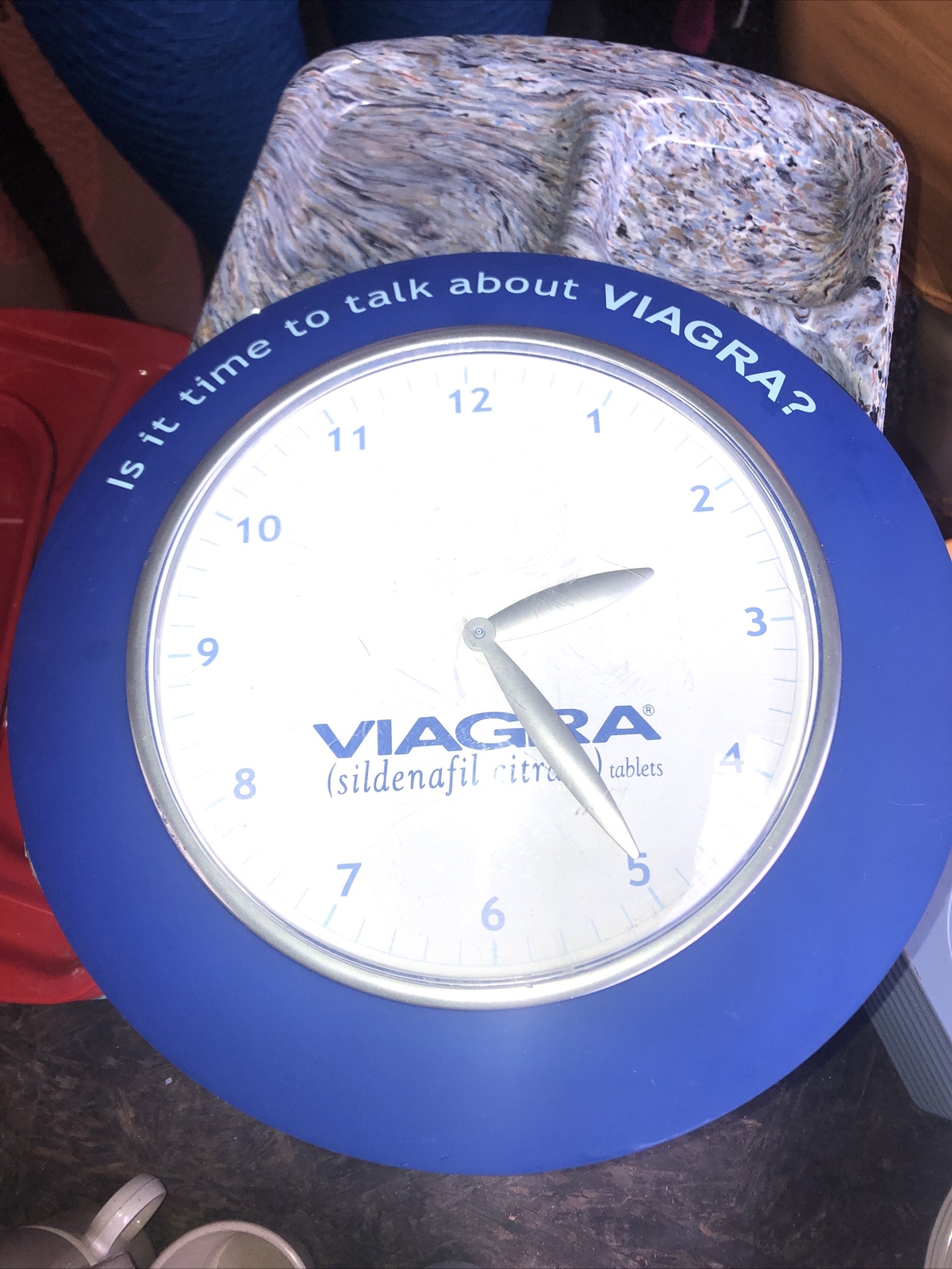 Pfizer 12" Viagra "Isn't It Time To Start Thinking About Viagra" Wall ...