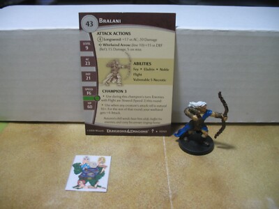 =Dungeons and Dragons DUNGEONS OF DREAD Bralani 60/60 with card= | eBay