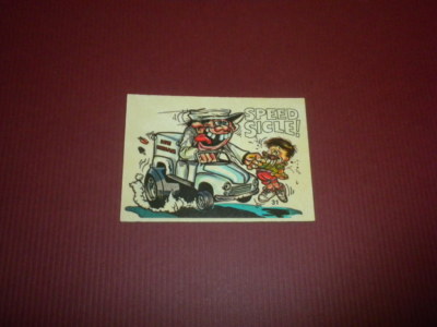 ODDER ODD RODS sticker card #31 Donruss 1970 SPEED SICLE! | eBay