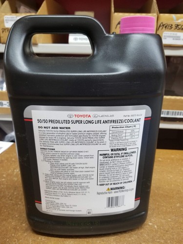 1 Gallon Toyota-Lexus-Scion Super Long Life Pink Antifreeze Coolant ...
