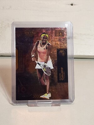 2021 Skybox Metal Universe Copper Parallel #61 Coco Gauff RC Rookie ...