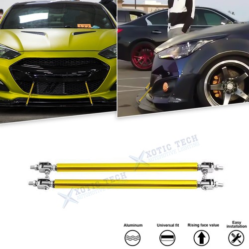 Set Gold Rear Front Bumper Strut Rod Support Tie Bar Fit Genesis ...