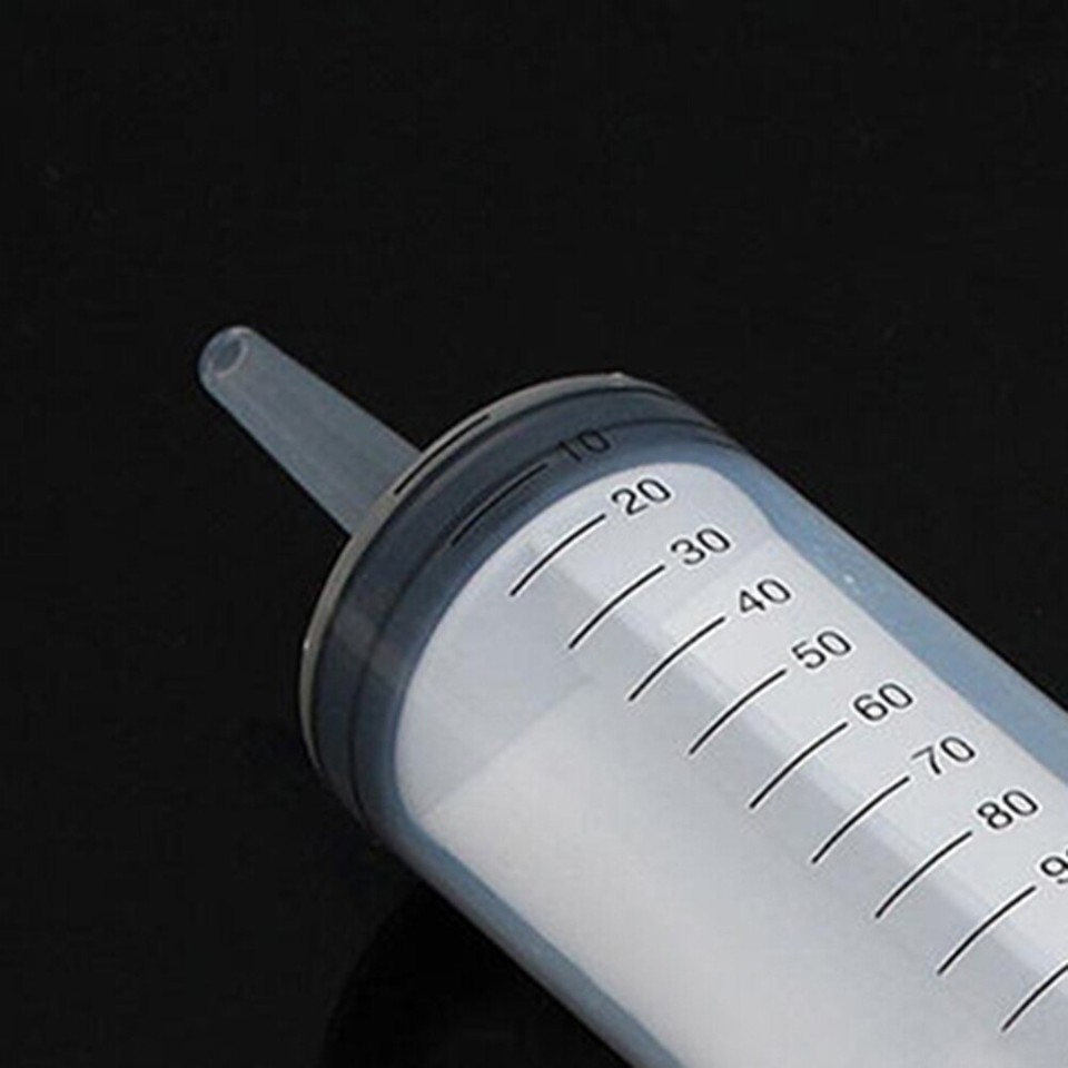 Large Plastic Syringe Measuring Nutrient Sterile ReusableLiquid Foods ...
