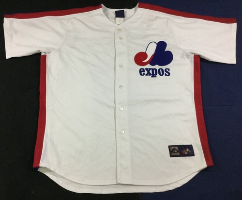 Vintage Expos Baseball Majestic Cooperstown Jersey Size2XL | eBay