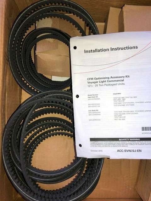 Trane BAYHSDR005B High Static Drive Kit 192803 for sale online | eBay