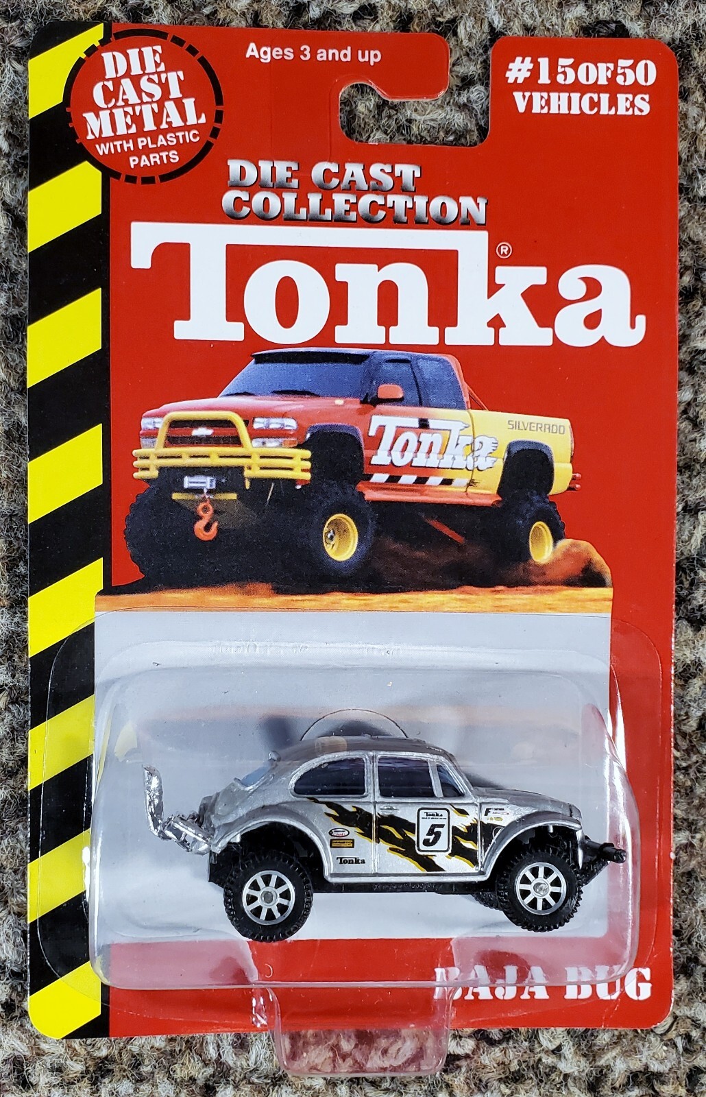 Tonka 1999 Die Cast Metal Collection 1/64 Scale Silver Baja Bug #15 ...